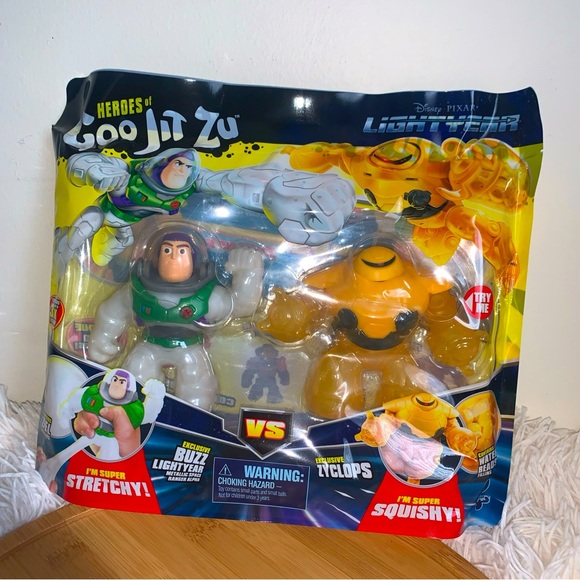 GooJitzu | Toys | Buzz Lightyear Yellow Zyclops Heroes Of Goo Jit Zu ...